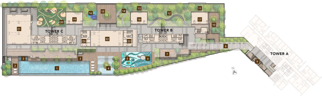 FACILITY PLAN | THE MAPLE RESIDENCES - Prestigious Development By WCT