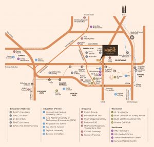 LOCATION | THE MAPLE RESIDENCES - Prestigious Development By WCT
