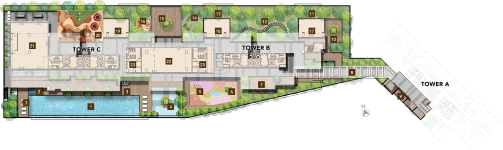 FACILITY PLAN | THE MAPLE RESIDENCES - Prestigious Development By WCT